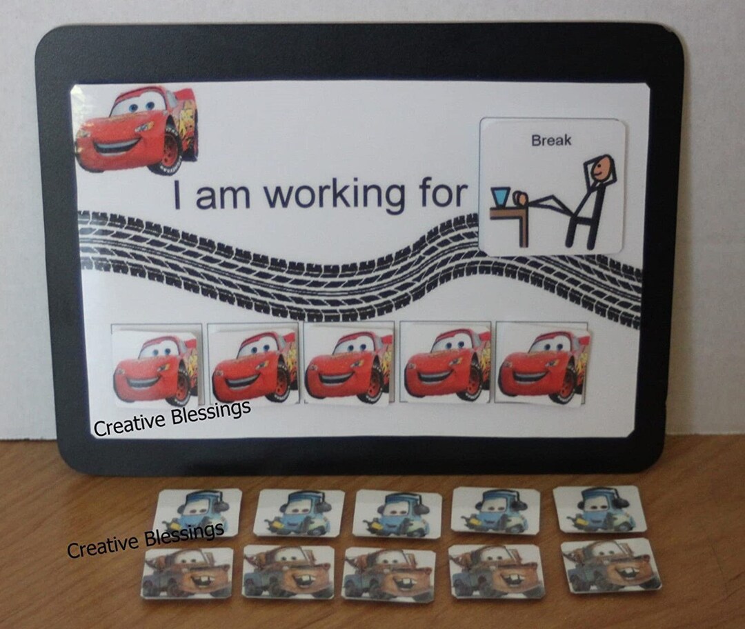 Character Token Boards Behavior Great Reinforcer for Autism - Etsy