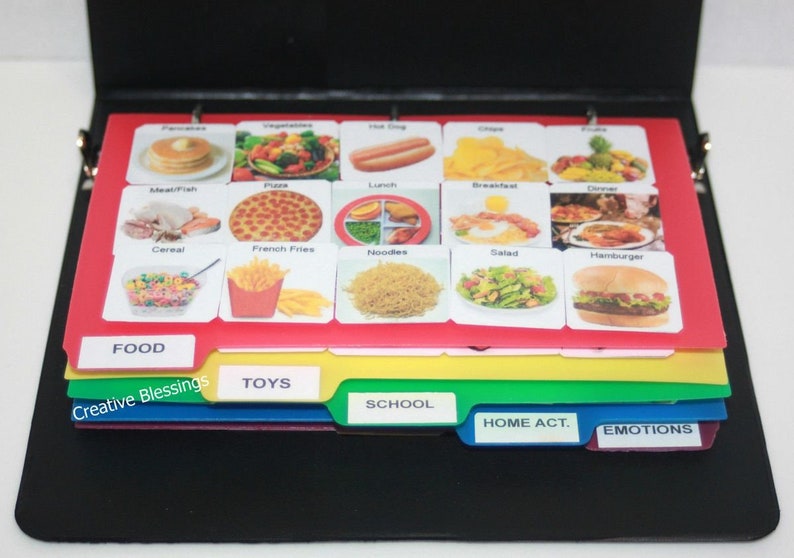 Real Photo Communication Binder: Autism, Speech & Language Therapy, ABA ...