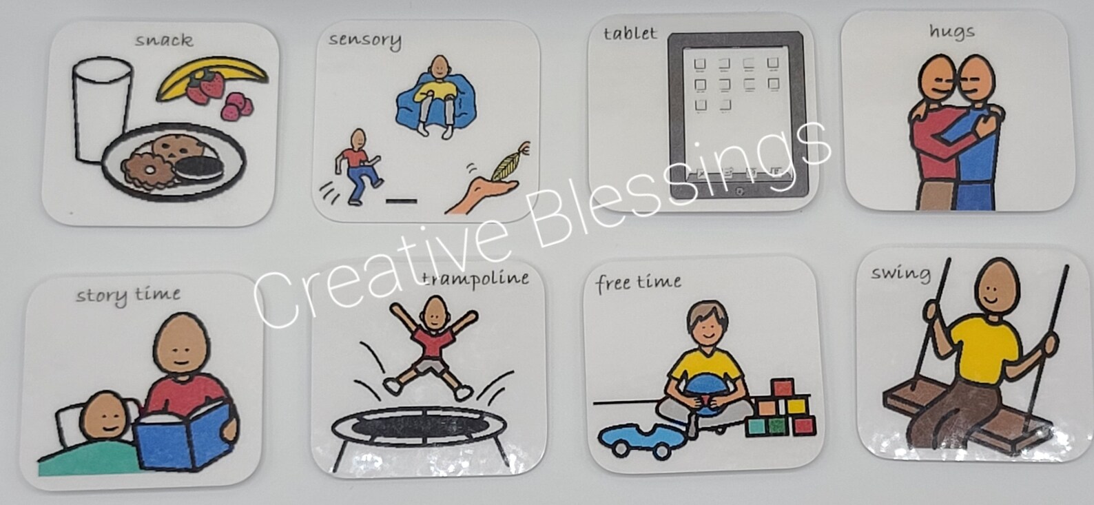 Autism This or That Choice Board With 8 Colorful Pictures Boy or Girl ...