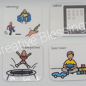 Autism This or That Choice Board With 8 Colorful Pictures Boy or Girl ...