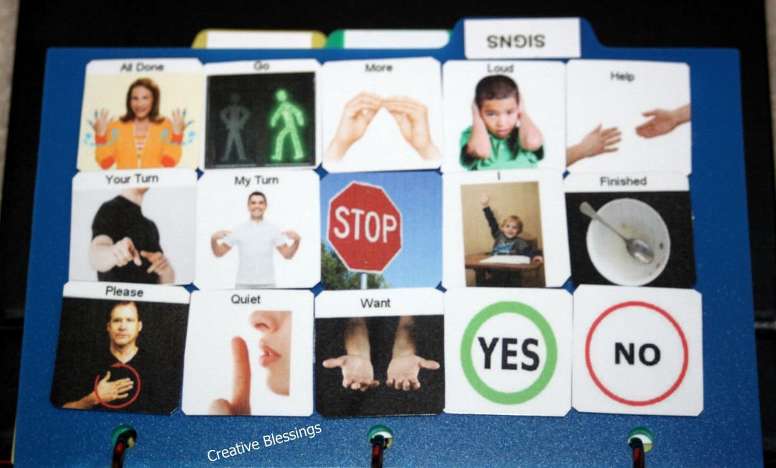 Real Photo Communication Binder: Autism, Speech & Language Therapy, ABA ...