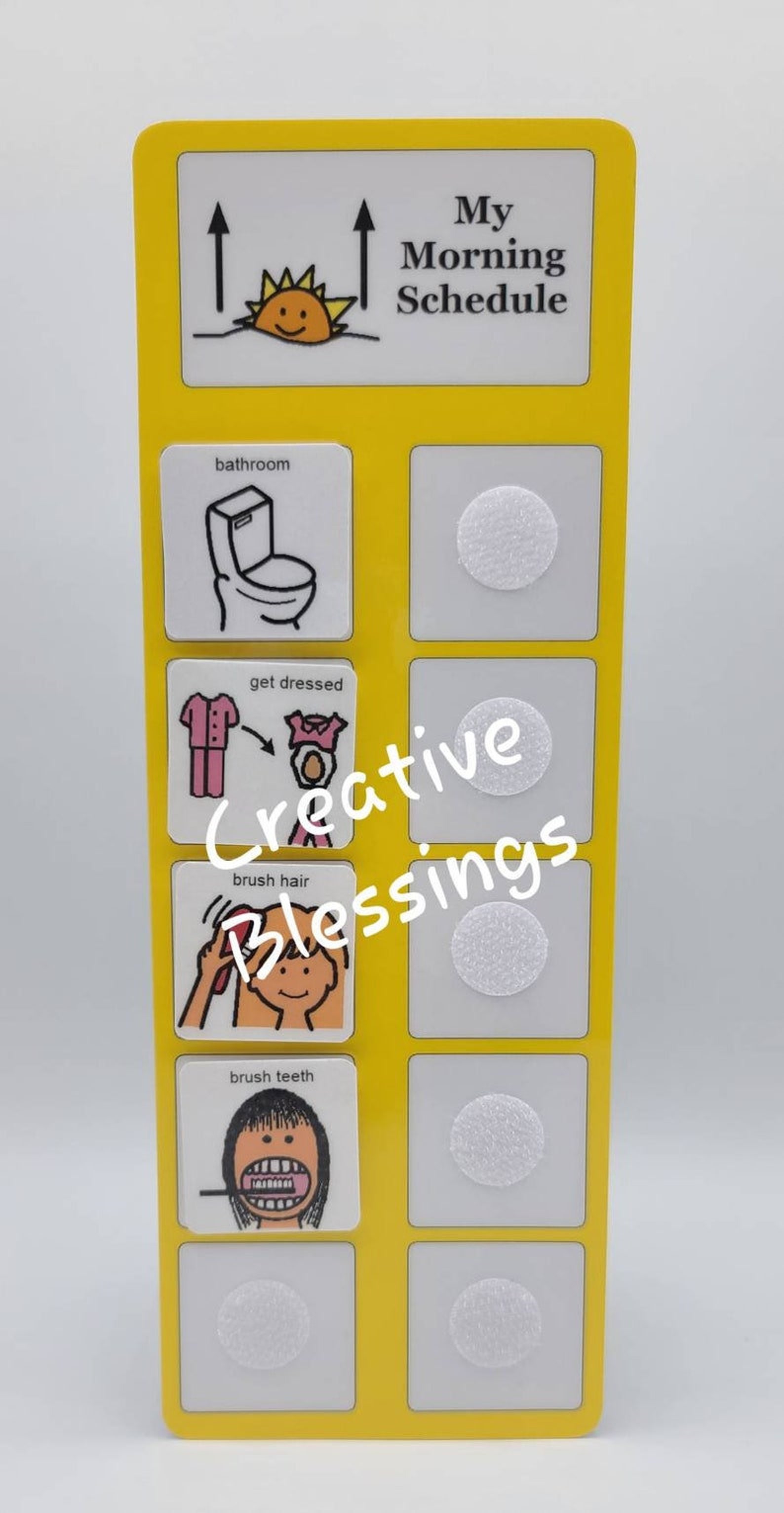 Daily Visual Schedule: 60 Picture Cards for Autism, ADHD - Etsy