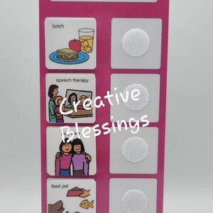 Daily Visual Schedule W/ 3 Charts & 60 PCS Picture Cards, Communication ...