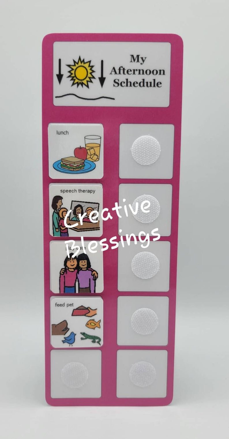 Daily Visual Schedule: 60 Picture Cards for Autism, ADHD - Etsy