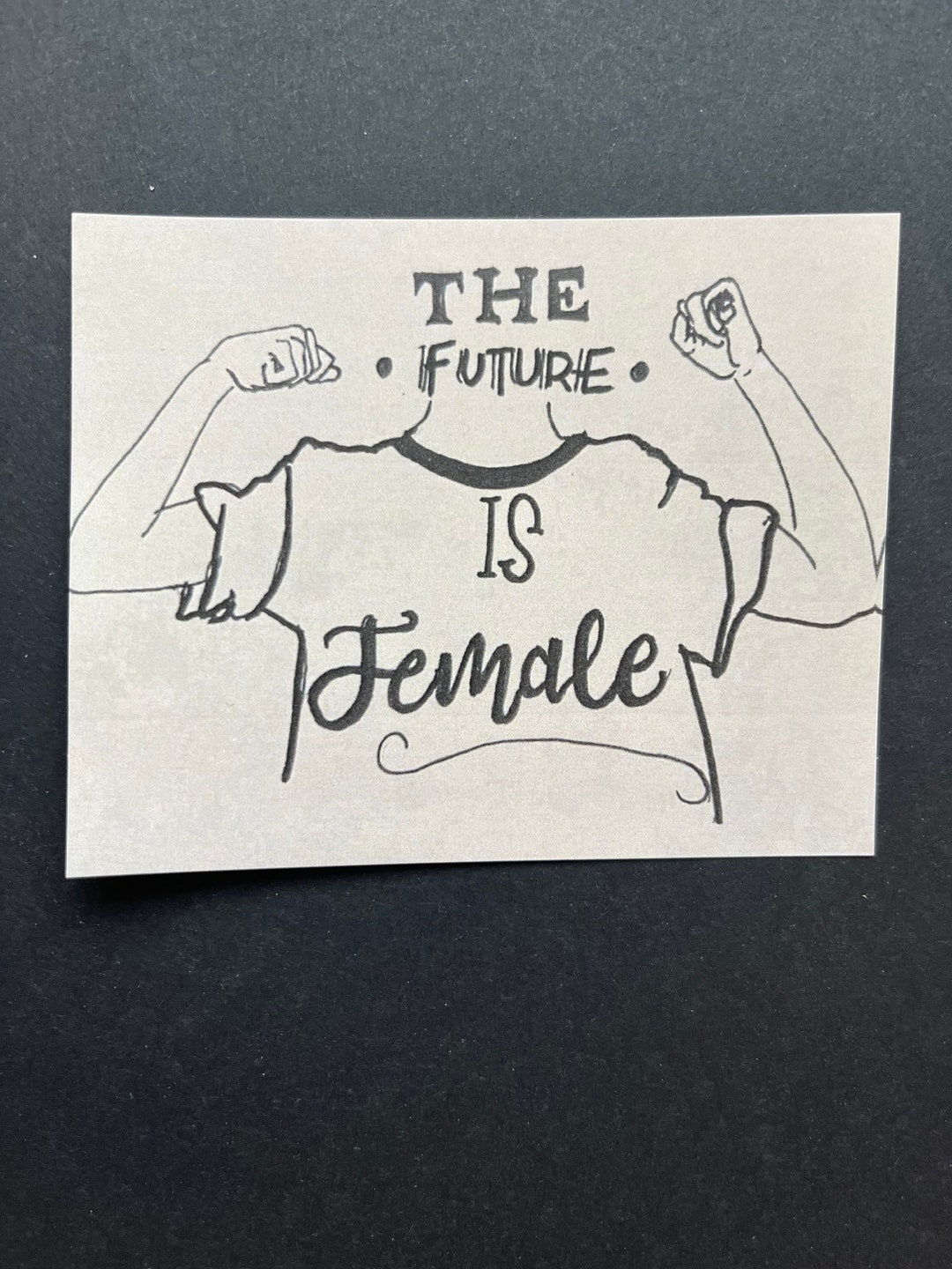 The Future is Female STICKER - Etsy