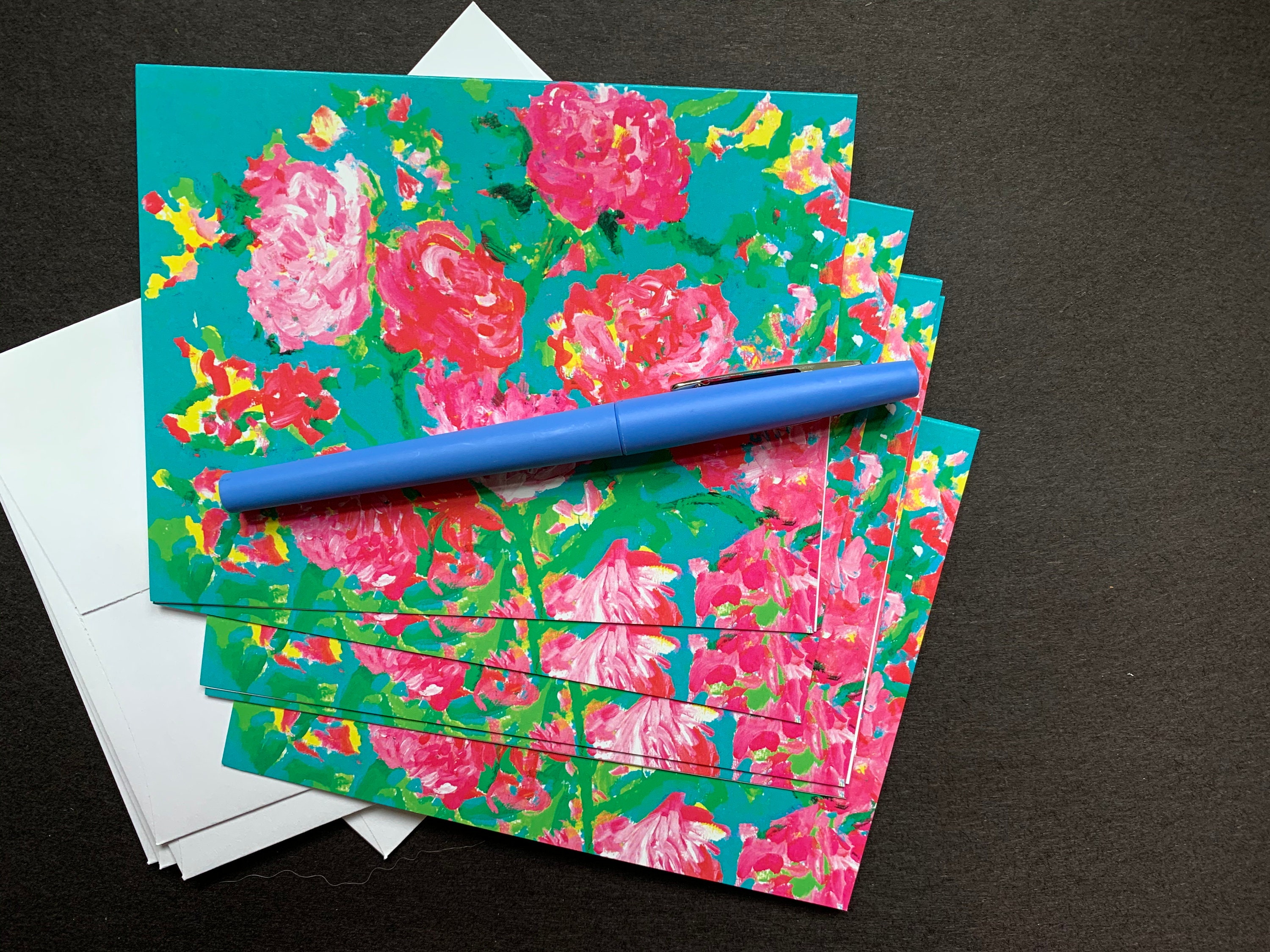 Stephagna Single Note Card From Original Painting - Etsy