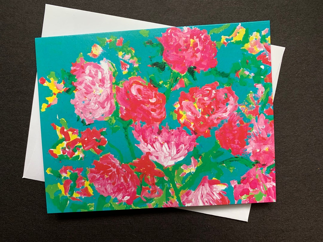 Stephagna Single Note Card From Original Painting - Etsy