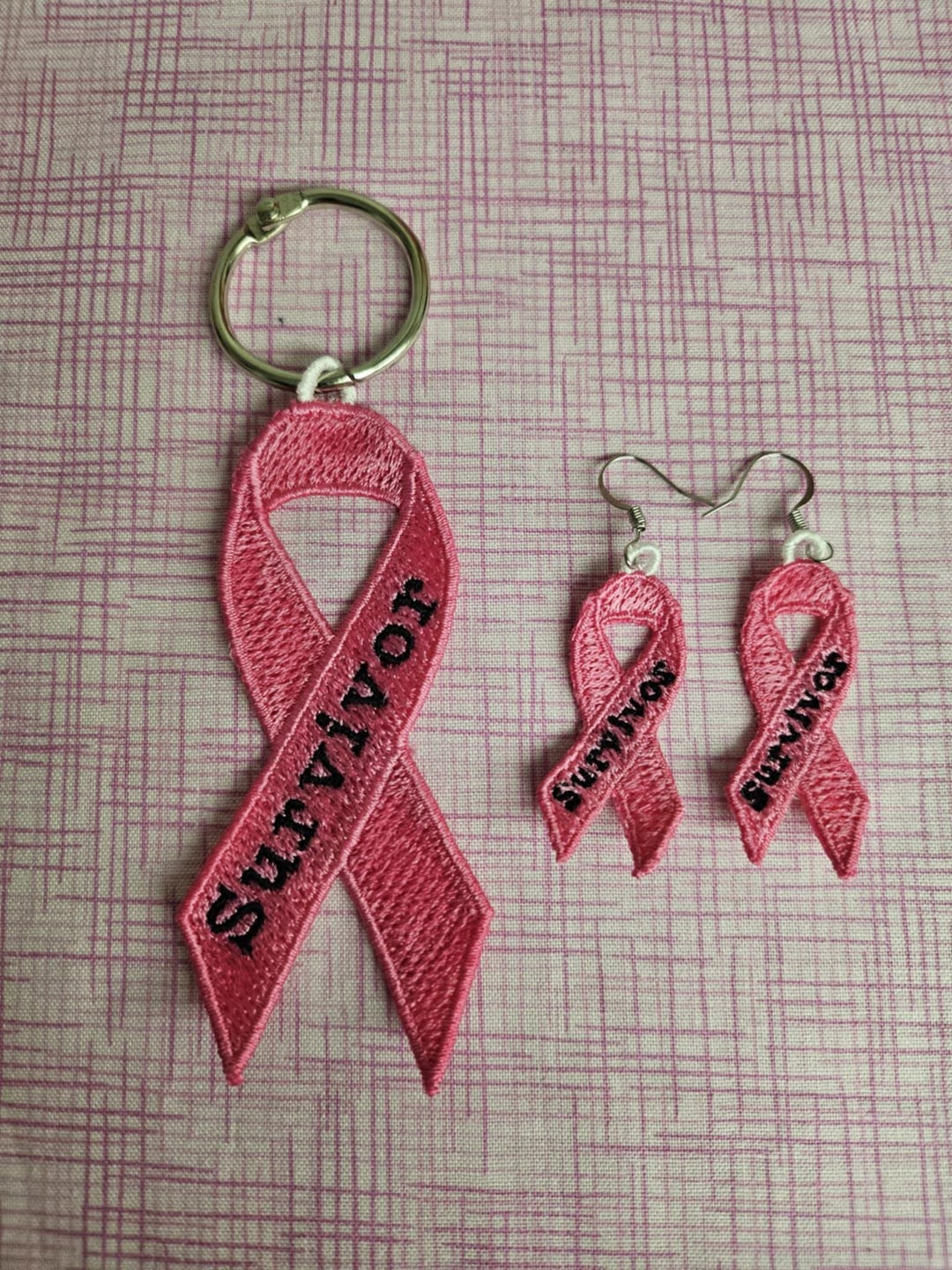 FSL Awareness Ribbons - Survivor 1 Color Ribbons Template - Machine ...