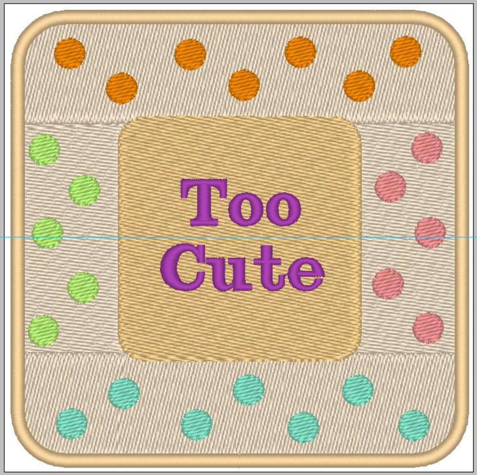 Bandaid, Ouch, Too Cute, Embroidery Design Make Applique or Filled ...