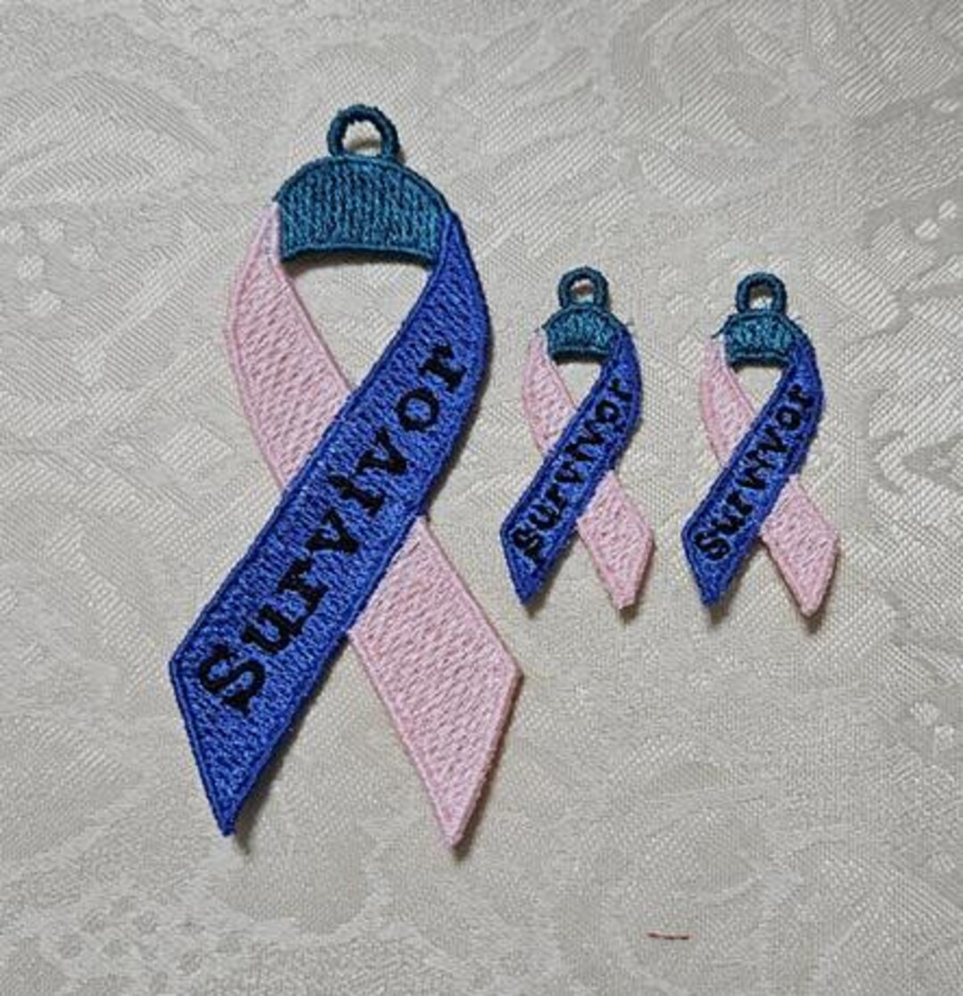 FSL Awareness Ribbons - Survivor 3 Color Ribbons Template - Gift Tag ...