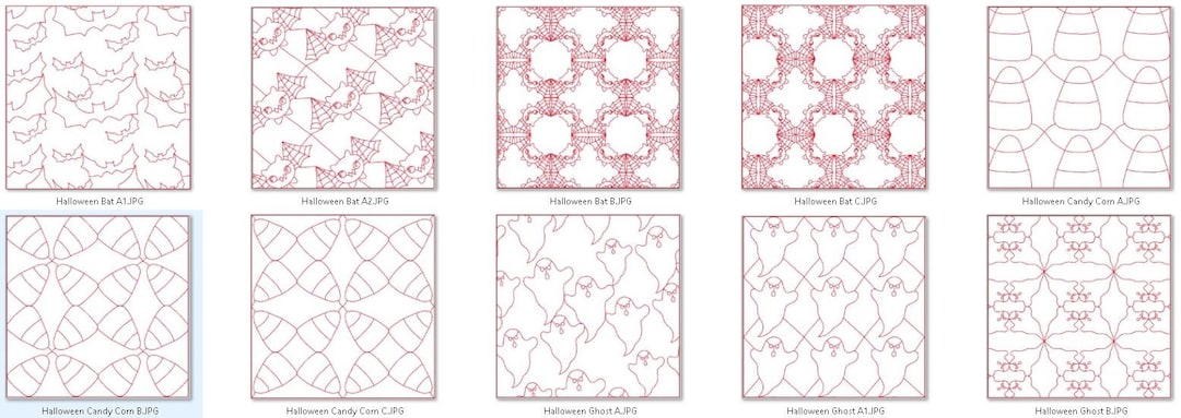 Decorative Fills Halloween - Files for Babylock and Brother Embroidery ...