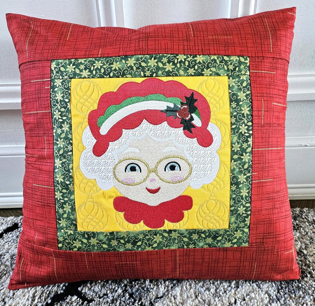 Cookies for Santa - Mrs Claus Fill Design - Embroidered Blocks ...