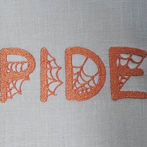 Alphabet - Spider Web - Embroidery Machine Designs - 4 X 4 Hoop - Etsy