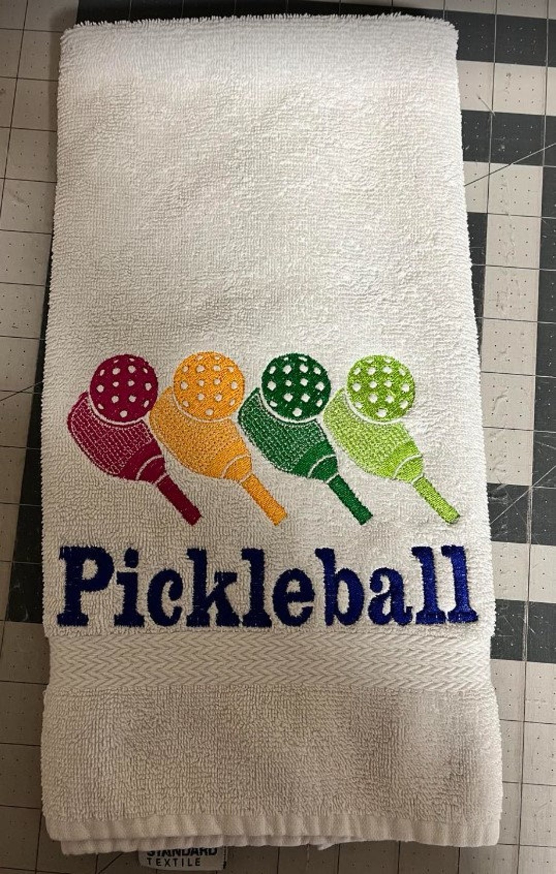 Pickleball Paddles - Machine Embroidery Design - Etsy