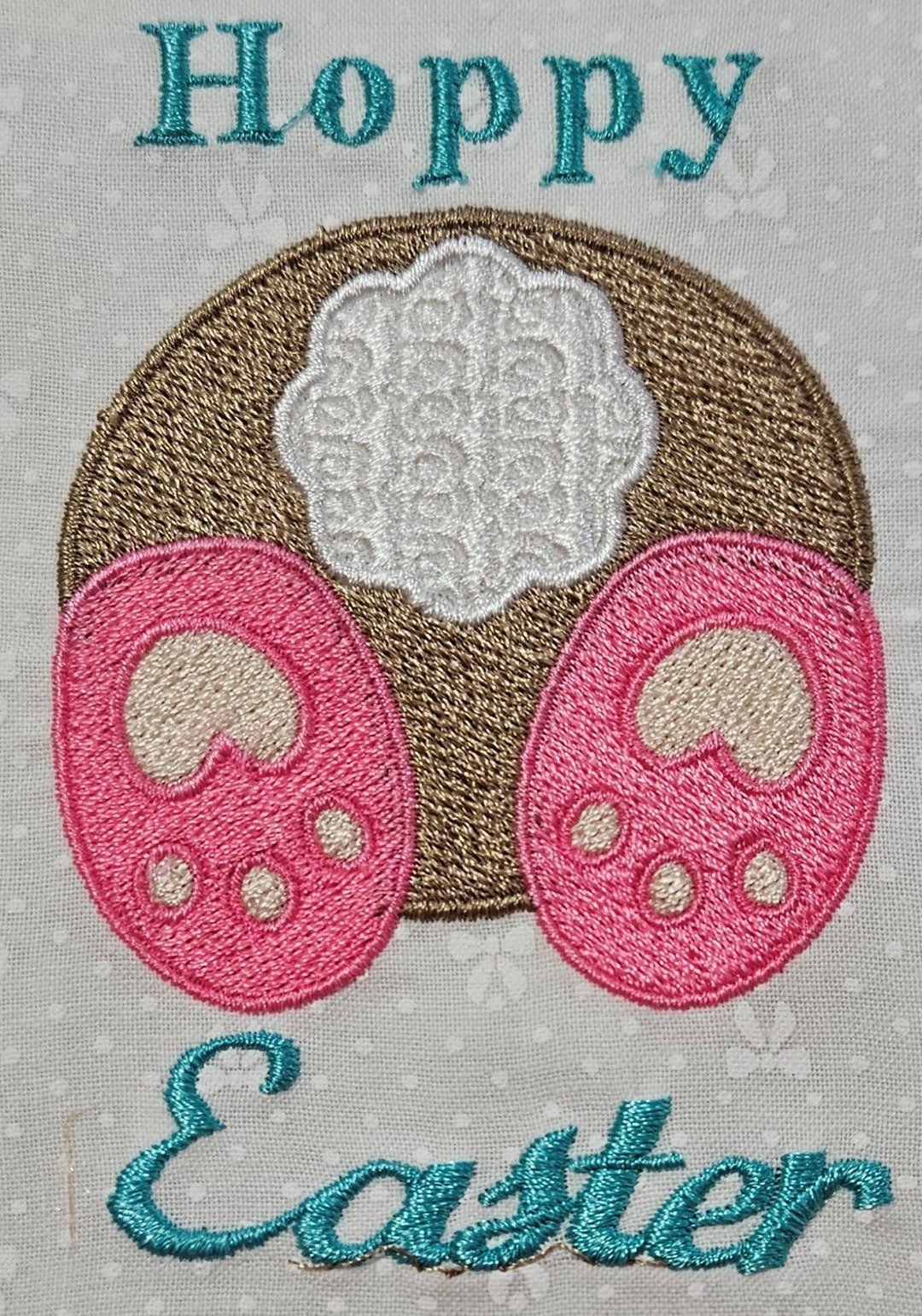 Easter Hoppy Bunny Butt Embroidery Designs - This is NOT FSL - Machine ...
