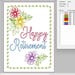 Greeting Card - Happy Retirement - Machine Embroidery Design for Card ...