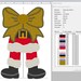 Side Seam - Split Design - Applique Santa Legs and Bow - Machine ...