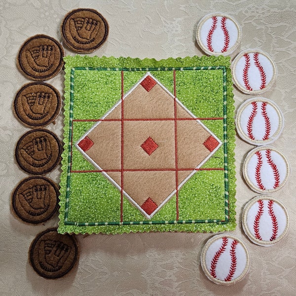 Baseball Tic Tac Toe - Etsy