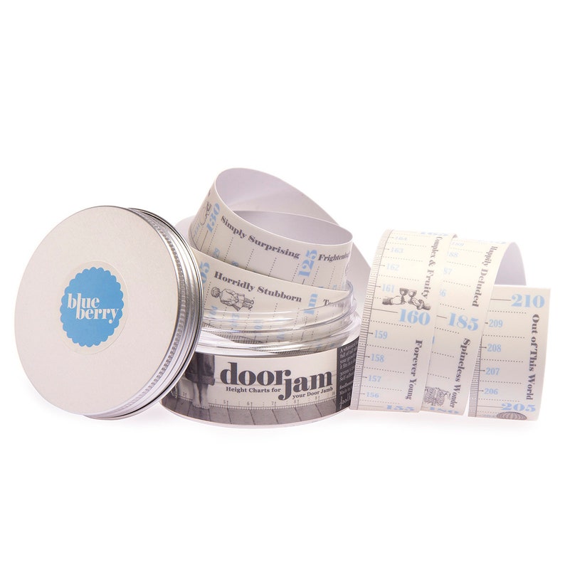 Height Chart / Growth Chart - Blueberry Doorjam - Etsy