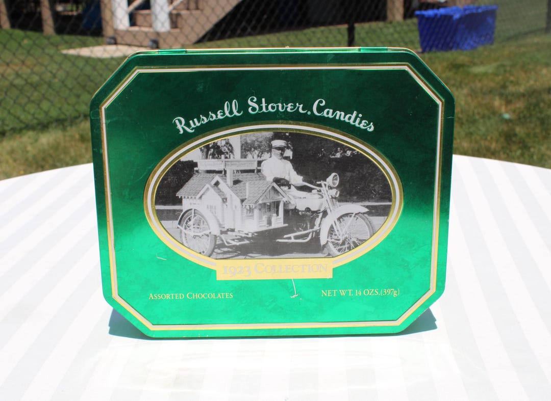 Russel Stover Candies Nostalgic 1923 Collection Tin - Bungalow ...
