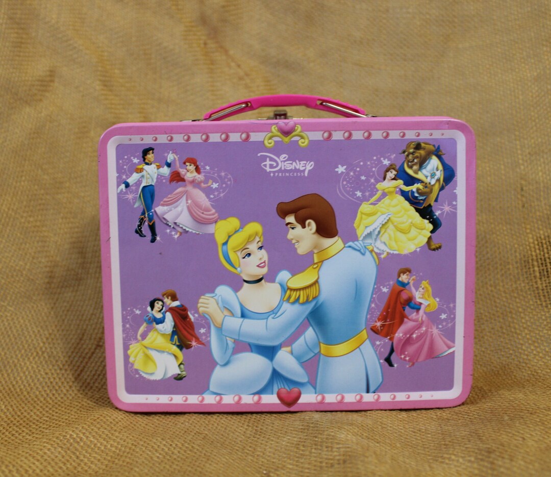 Disney Princesses Lunch Box by Tin Box Cinderella, Snow White, Sleeping ...