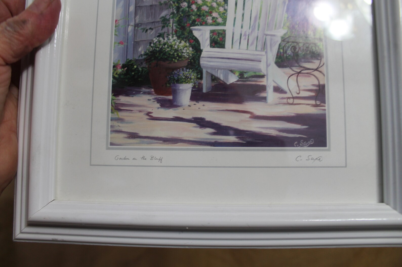 Pair of Framed Beach Chair Prints From Carol Saxe Titled | Etsy