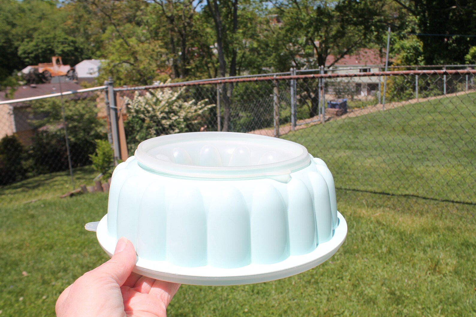 Tupperware Turquoise Ring Jello Mold 3 Piece Ring Gellatin - Etsy