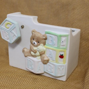Musical Baby Block Planter - Baby / Child's Room Music Planter ...