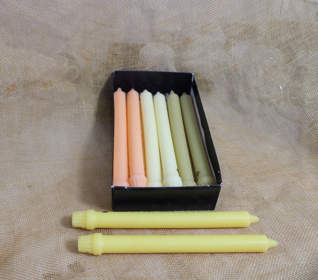 Set of 8 Classic Taper Candles From Colonial Candle of Cape Cod - Two ...