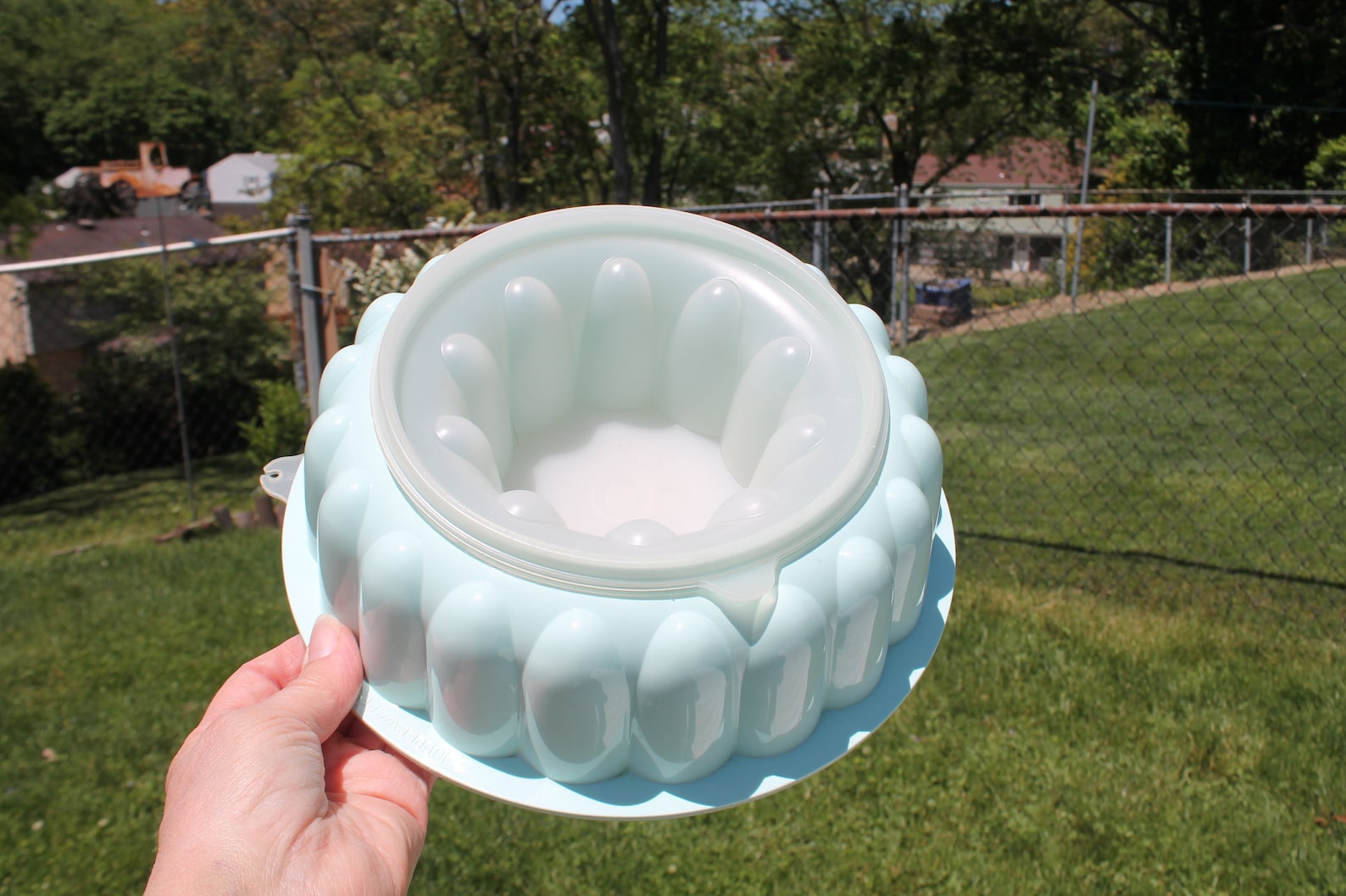 Tupperware Turquoise Ring Jello Mold 3 Piece Ring Gellatin | Etsy