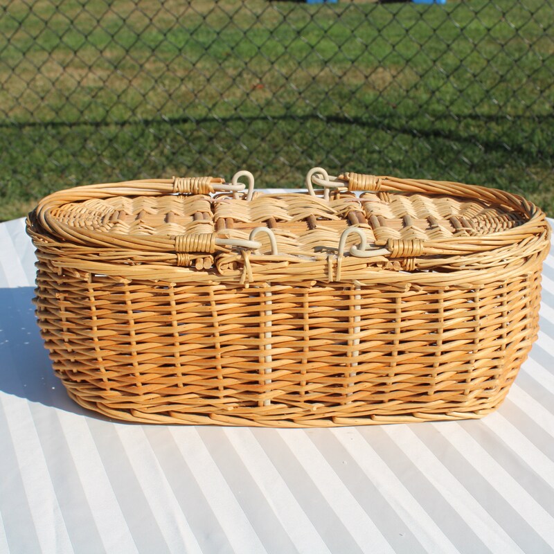 Woven Wicker Basket - Etsy