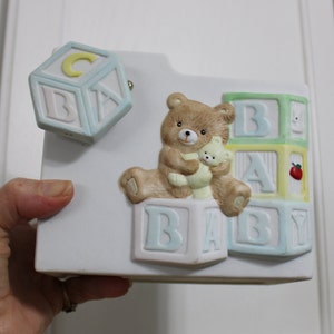 Musical Baby Block Planter Baby / Child's Room Music Planter / Storage ...
