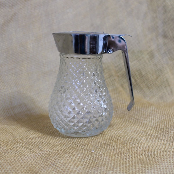 Glass Syrup Pitcher - Etsy