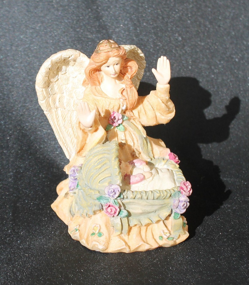 Angel With Baby Figurine / Statue by Mayers Giftware Resin | Etsy