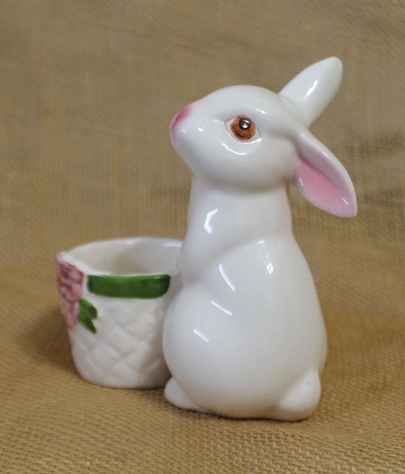 Avon Ceramic Bunny Rabbit Votive Candleholder Easter / - Etsy.de