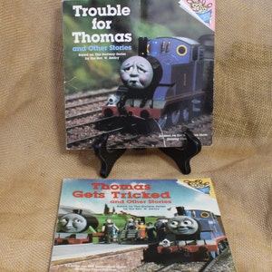 Two Thomas the Train Paper Back Books - Thomas Gets Tricked & Trouble ...