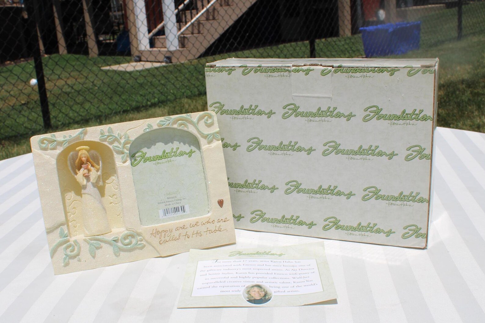 First Holy Communion Picture Frame and Angel From Enesco Foundations ...