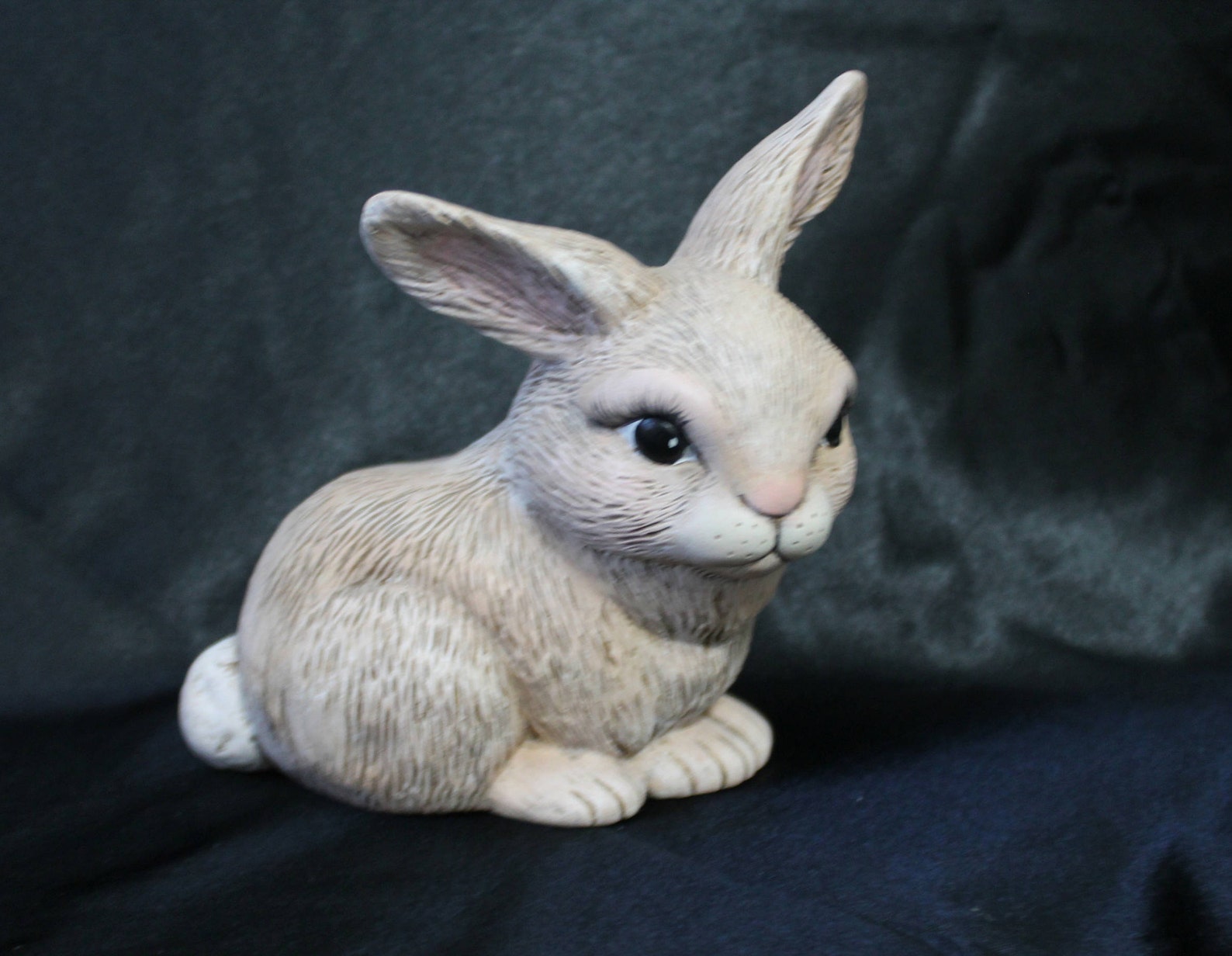 Chalkware Bunny Rabbit Figurine Home Decor - Etsy