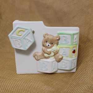 Musical Baby Block Planter - Baby / Child's Room Music Planter ...