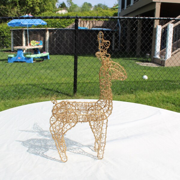 Reindeer Figurine - Etsy