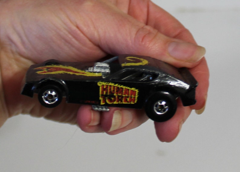 Hot Wheels Human Torch Car Mattel 1977 Toy | Etsy