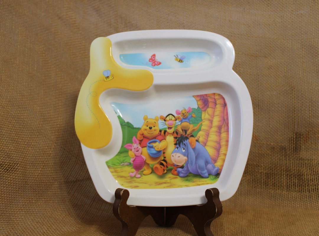 Sectioned Childs Winnie the Pooh Plate From the First Years, Inc ...