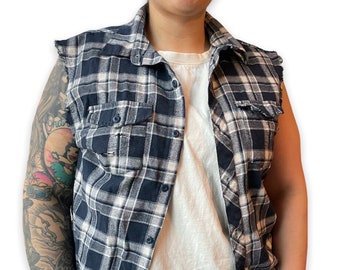 Distressed Flannel - Etsy
