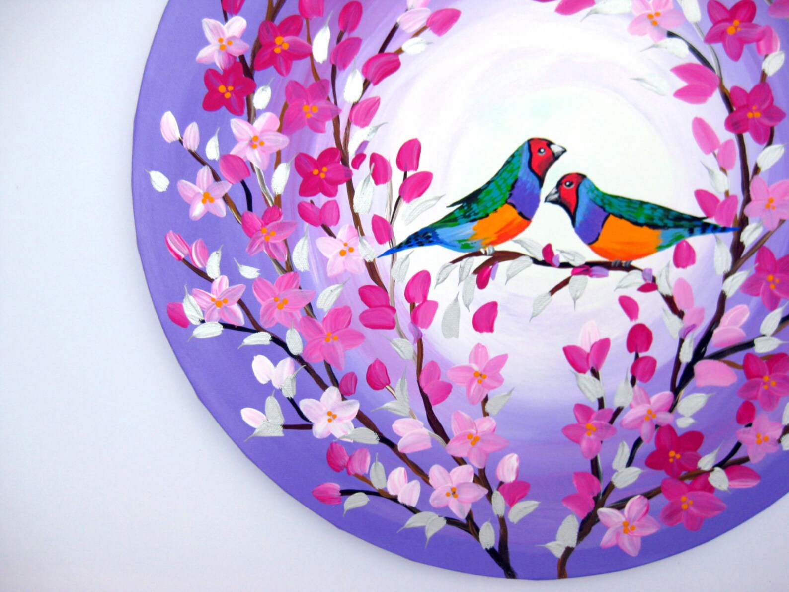 Finch Gift Finches With Finch 2 Birds Painting of - Etsy Australia
