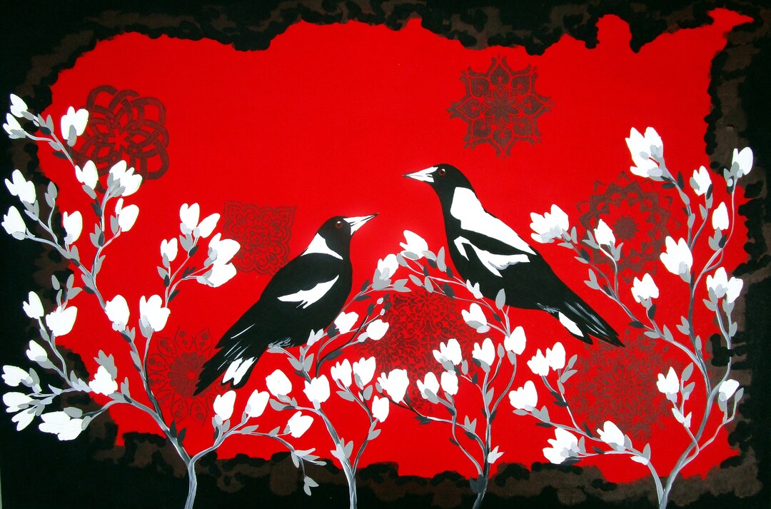 Red and Black Art, Red and Black Canvas Art, Canvas Art, Wall Art, Red ...