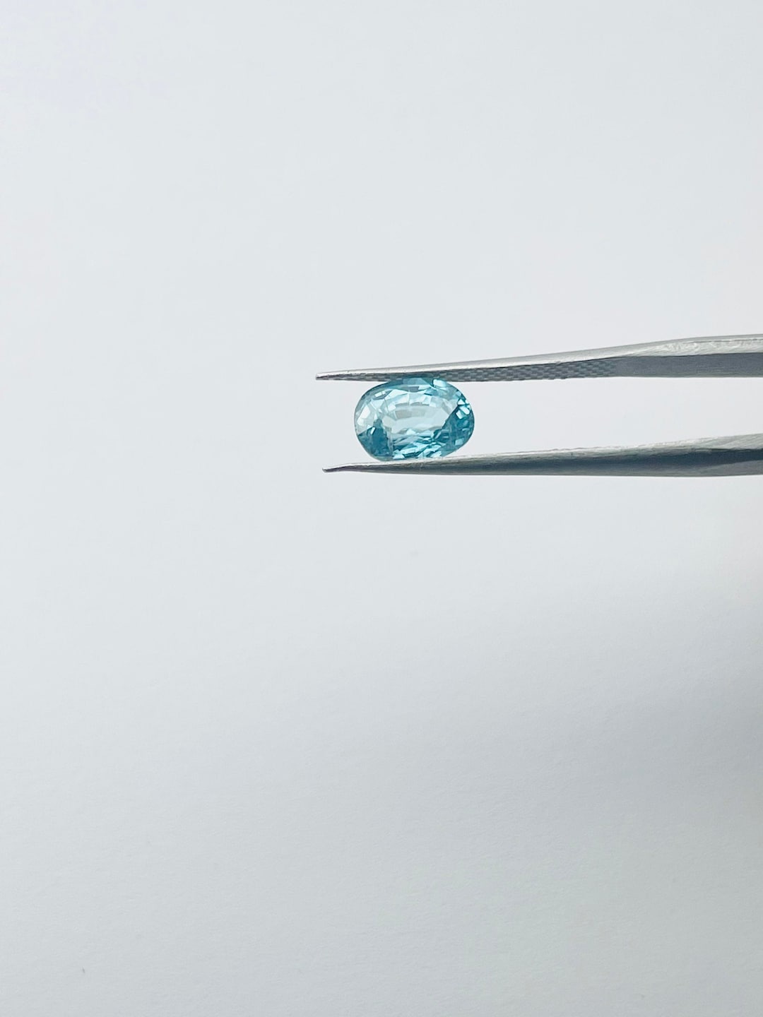 Natural Blue Zircon 2.04ct Oval Earth Mined 100% Natural Gemstone ...