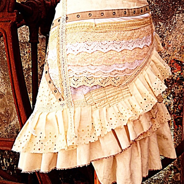 Tattered Skirt - Etsy