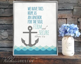 Nautical Bible Verse | Etsy