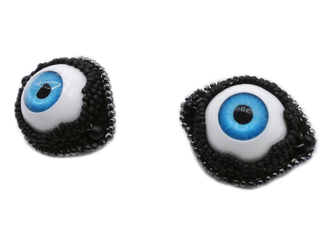 Two Small Hair Clips, Gothic Hair Clips With Eye, Hsp65 - Etsy