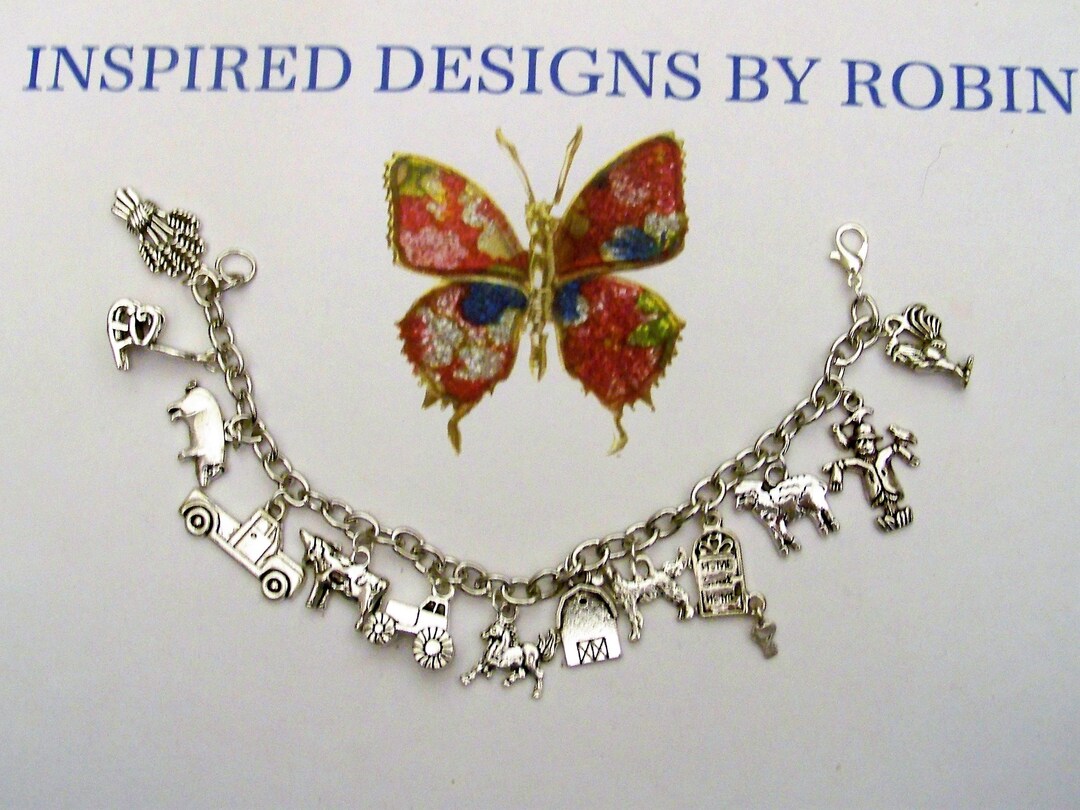 Love the Farm Life Charm Bracelet, Farm Girl, Farm Animals, Country ...